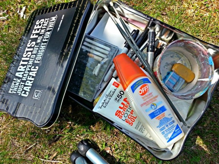 Plein air painting in Algonquin Park - Breathedreamgo